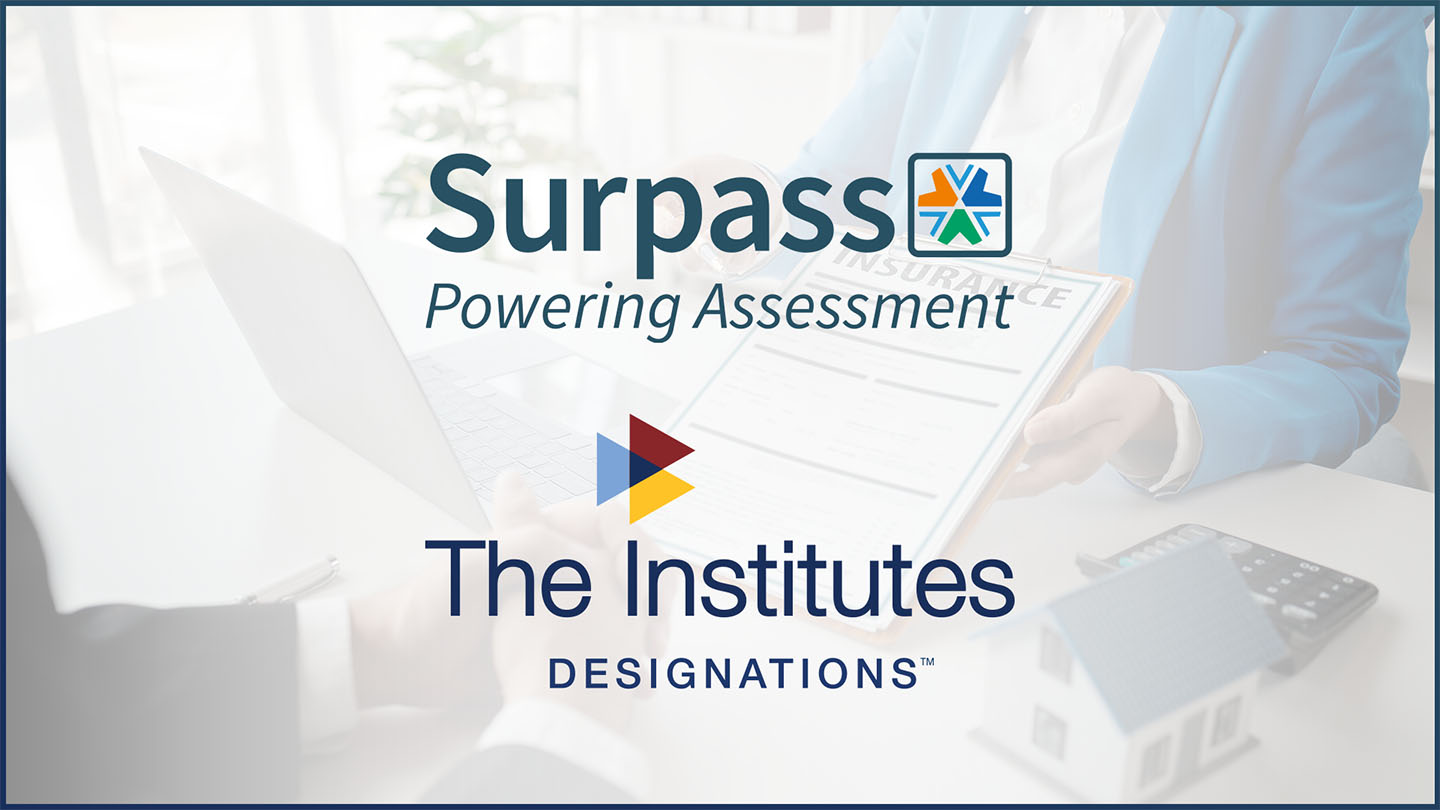 The Institutes choose Surpass Assessment to create and deliver exams ...
